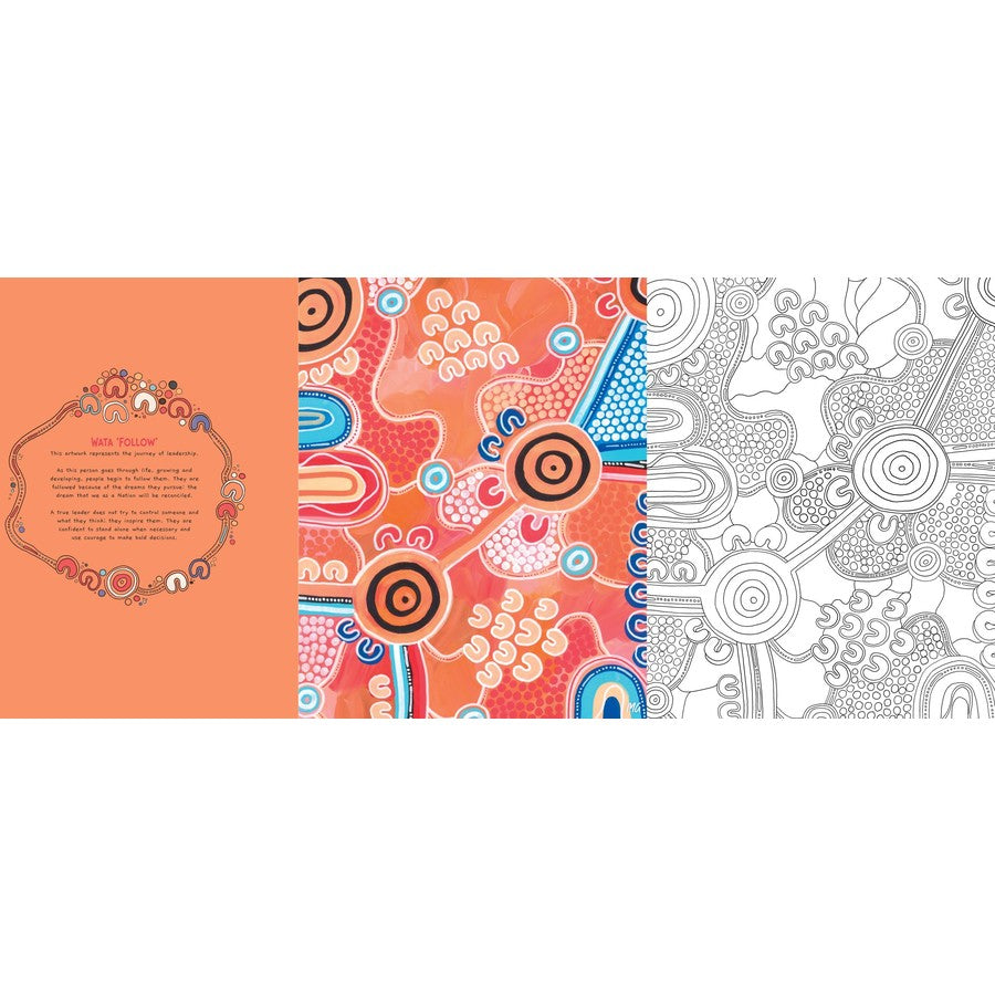 Colour Your Own Aboriginal Gallery Art - Beautiful Spirit – Kakadu Plum Co